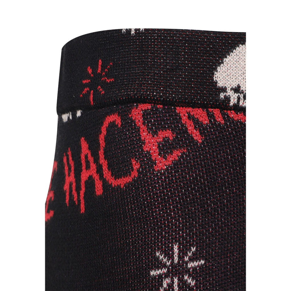 Black Words Jacquard Knit Pant – Sacré